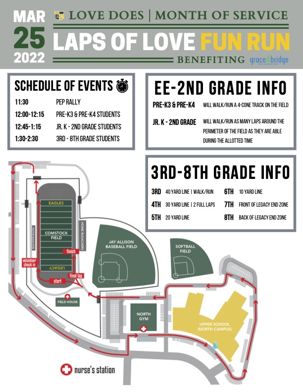 Laps of Love - Legacy Christian Academy