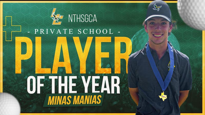 Minas Minias named Private School Golfer of the Year - Legacy Christian ...