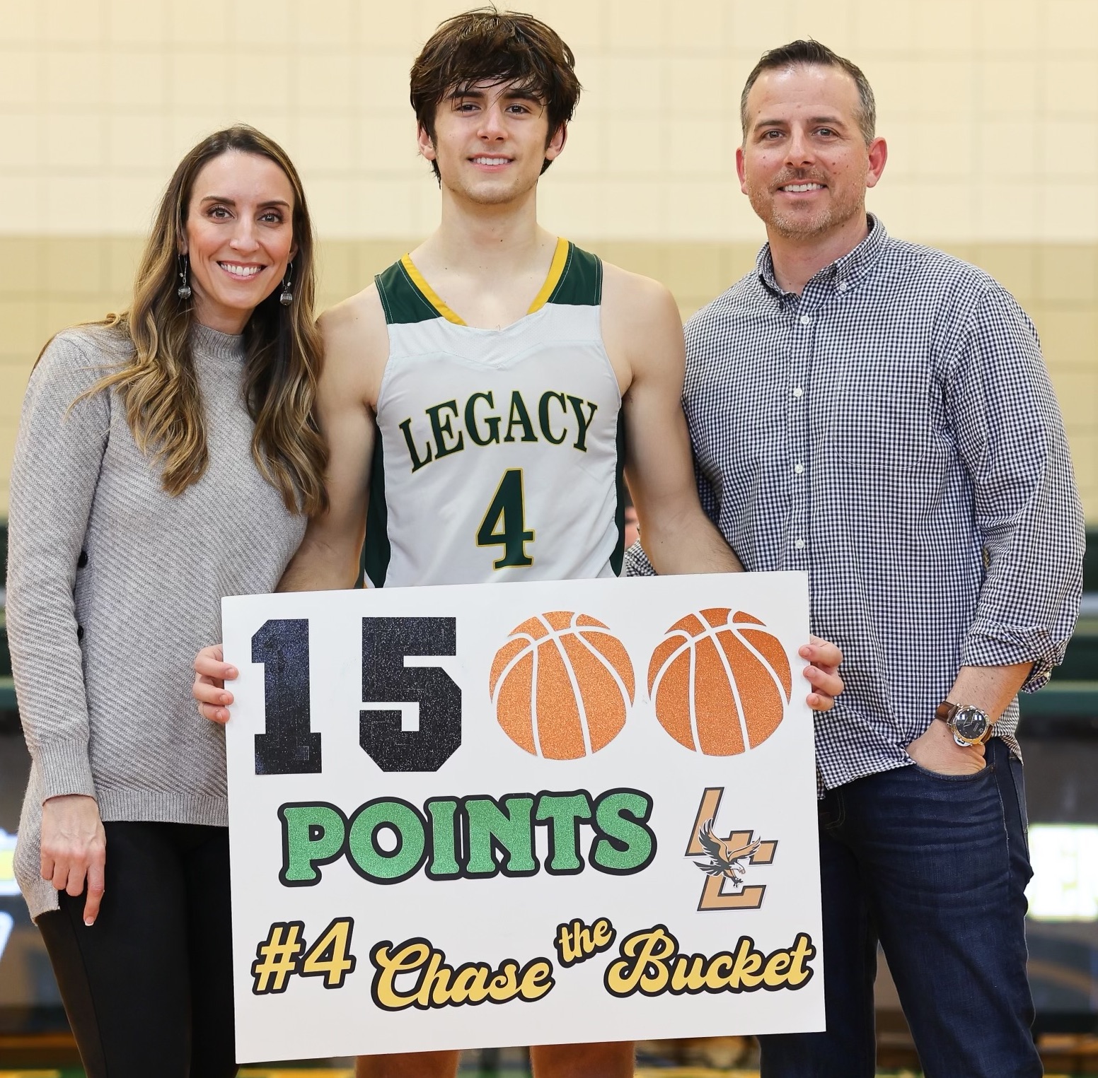 Legacy Christian Academy Senior Chase Collins Eclipses 1500 Points ...